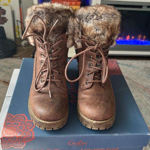 Carlos Santana | Shoes | Carlos Santana Gabby Fur Boots | Poshmark